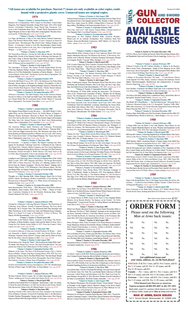 Back Issue List - Mowbray Publishing